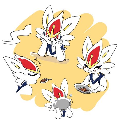 Cinderace Pokemon Drawn By Minamo Pixiv Danbooru