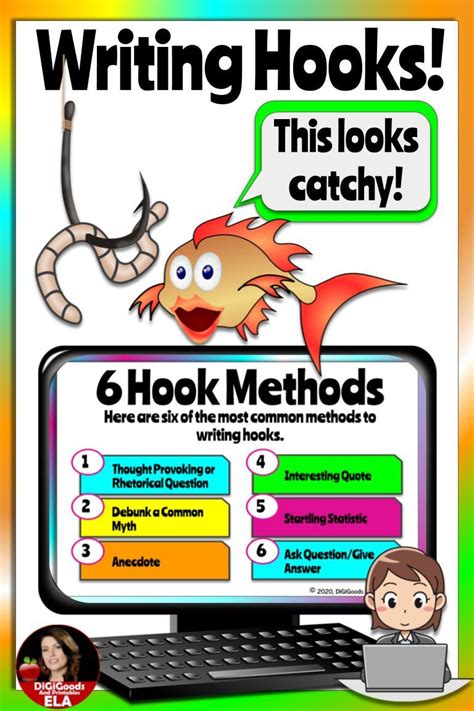 Writing Hooks Digital Anchor Charts And Workshop Writing Hooks