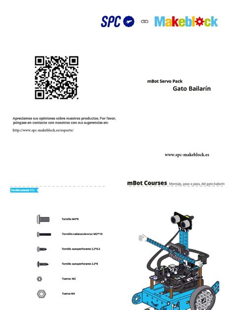 Manual Mbot Servo Pack Pdf Componentes Unión