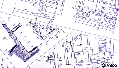 10 Contoh Denah Pondasi Rumah Minimalis Berbagai Tipe Untuk 1 Lantai