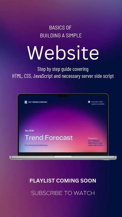 How To Build A Simple Website Webdevelopment Fullstack Business Learntocode2024