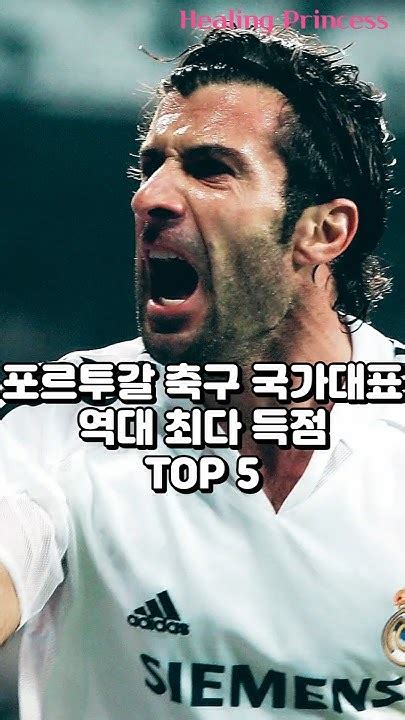 포르투갈 축구 국가대표 역대 최다 득점 Top 5 쇼츠 축구 Soccer Football Shorts Portugal 포르투갈 Youtube
