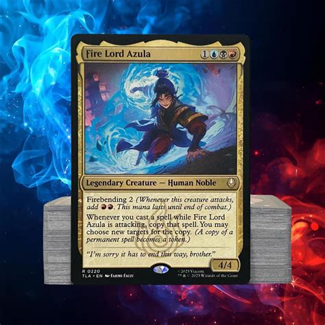 Mtg Commander Deck Edh Deck Fire Lord Azula 100 Magic Cards Custom Deck