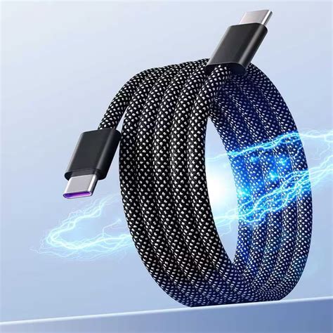 Câble Usb C Magnétique Auto Enroulant 60w Charge Rapide Compatible