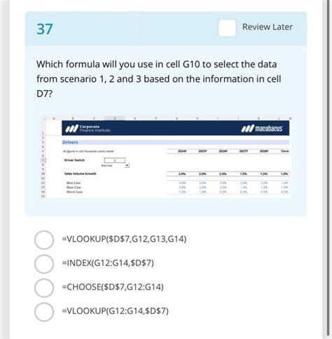 37 Review Later Which Formula Will You Use In Cell Chegg