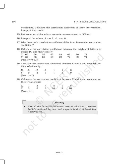 Ncert Book For Class 11 Economics Statistic Economics Chapter 7