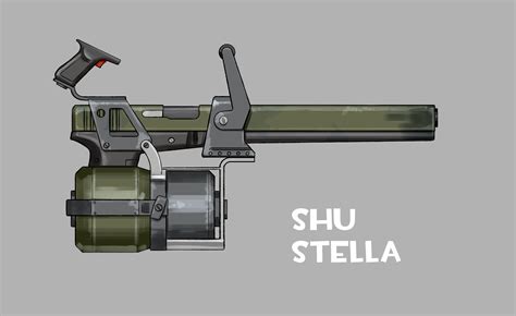 I Drew A Strange Heavys Minigun Design That Started Out As A Joke On Twitter R Tf2