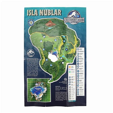 Jurassic World Park Map Jurassic Park Map Size Revealed Jurassic