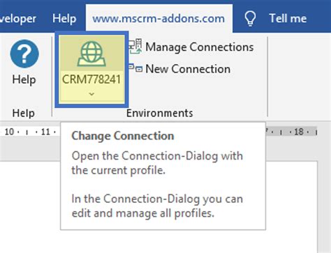 Switch Environments In The Documentscorepack Template Designer Mscrm