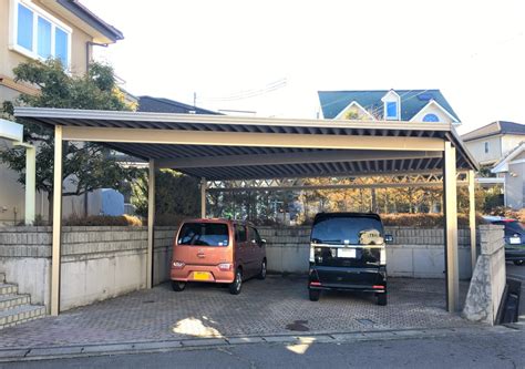 異形地・積雪用カーポート施工 長野県上田市のエクステリア＆外構工事専門店nine Arcs