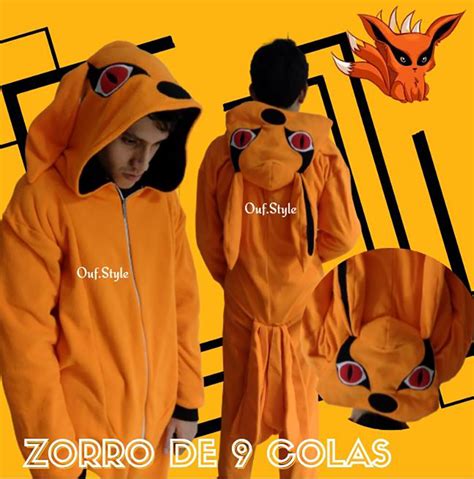 Pijama Animada Enterizo Kurama Micropolar Antialérgico Ultoys Shop