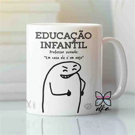 Mini Pack Arte Flork Profissões Pedagogia e Educação Infanti no Elo DKA CANECAS A EBED