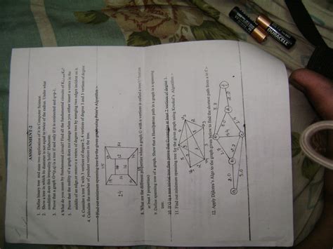 Graph Theory Question Bank ~ Test