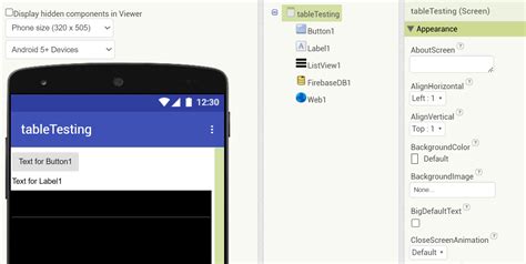 Mit Inventor Dynamic Table From Firebase Mit App Inventor Help Mit App Inventor Community