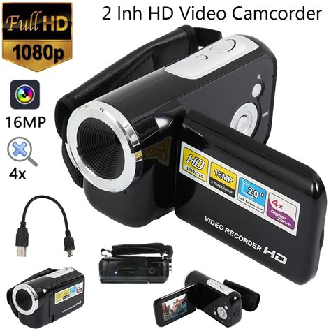 Câmera De Vídeo Digital Full Hd 16mp 16x 720p 16mp 270 Graus Tela De