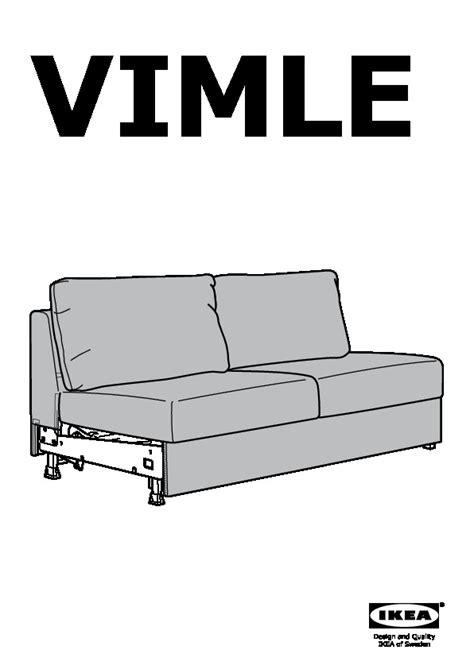 Vimle Sleeper Sofa With Open End Gunnared Beige Ikeapedia