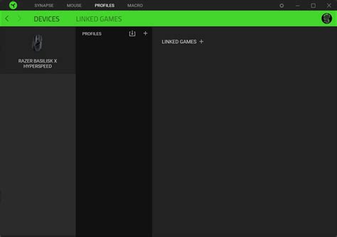 Razer Synapse Is Bugged Out Where It Doesnt Show My Profiles Dpi