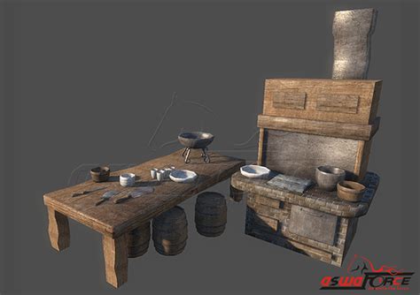 3d Video Game Assetsprops And Environments On Behance