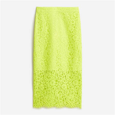 Jcrew No 3 Pencil Skirt In Lace For Women
