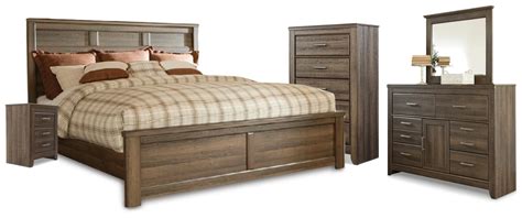 Signature Design By Ashley Juararo B251b40 California King Panel Bed