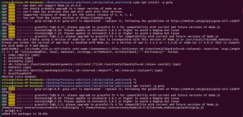 README States Error Generating Command For Npm Issue 625 Fossasia