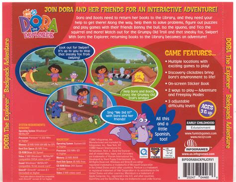 Dora The Explorer Doras Backpack Adventure