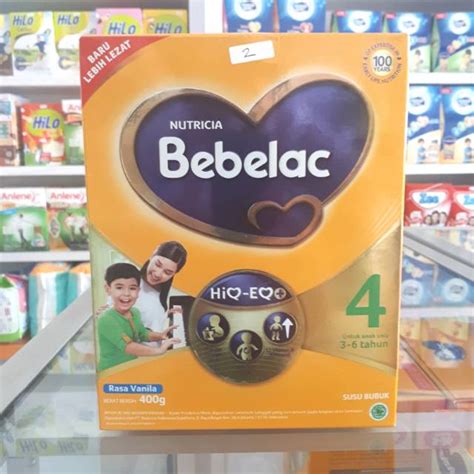 Jual SUSU BEBELAC 4 RASA VANILA 400g Shopee Indonesia