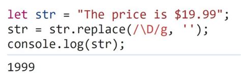 How To Remove All Characters From String Except Numbers In Javascript
