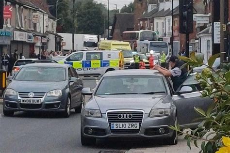 Motorcyclist 57 Taken To Hospital After Colliding With A Parked Car
