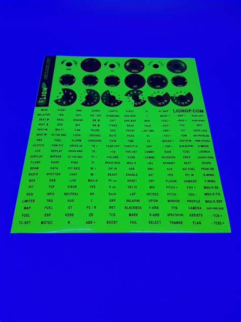 Pc Usb 30 Functions Button Box With Neon Labels Sheet For Etsy