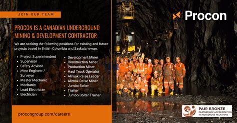 Procon Proconmining Safetyfirst Hiring Miningindustry Team Procon Mining And Tunnelling