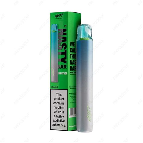 Nasty Bar Menthol Disposable Vape Kit