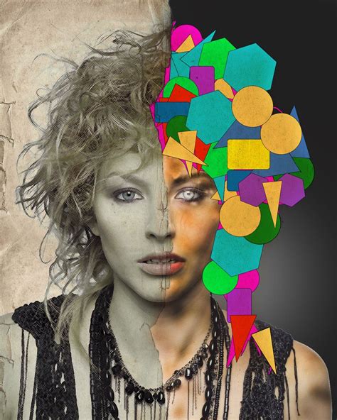 1 Something Split ~ Split Personality Poster Photography Ap Art Graphic Design Poster