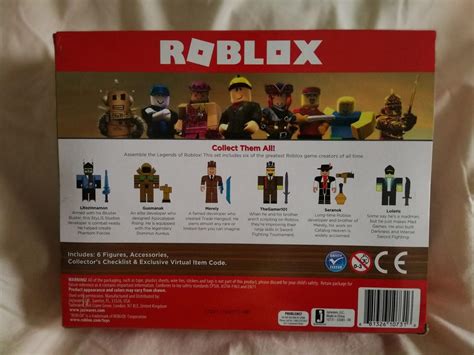 Roblox Action Legends Of Roblox Six Figure Pack Box Brand New 1964849732