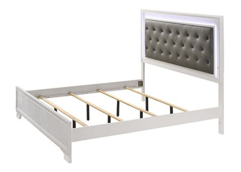 Lyssa King Bed White Roc City Furniture