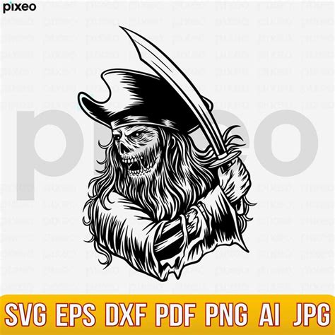 Pirate Skull Svg Pirate Svg Pirate Ship Svg Skull Octopus Inspire