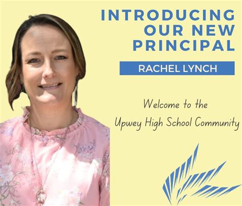 We Are Excited To Introduce Our New Upwey High School Facebook