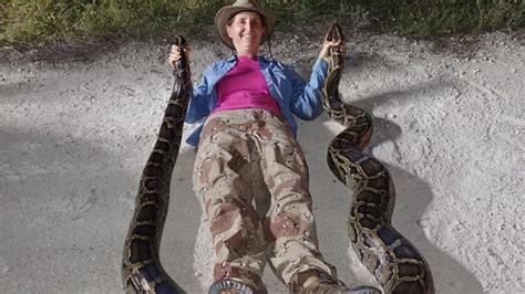 Florida Python Challenge 2024 Donna Kalil Captures 19 Burmese Pythons