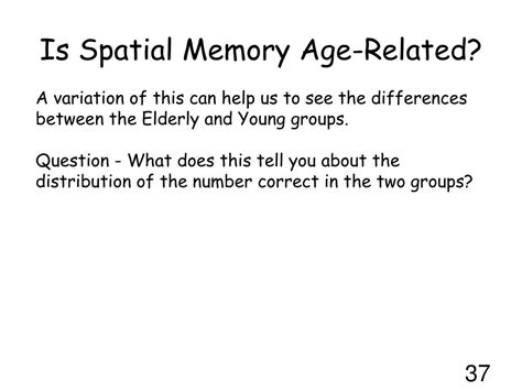 Ppt Is Spatial Memory Age Related Powerpoint Presentation Free