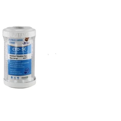 Filtro Refil Vela 5 Polegadas Carvão Ativado Shopee Brasil