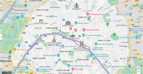 CARTE PARIS Plan Metro Paris Plan De Paris