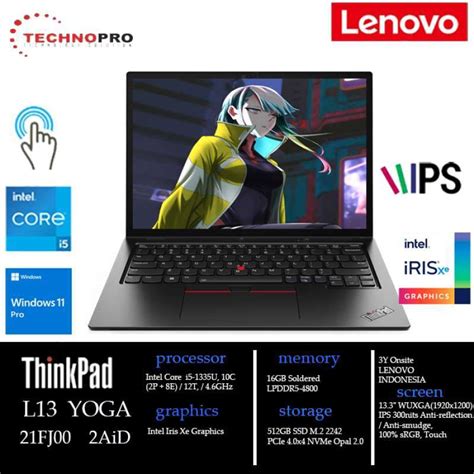 Jual Lenovo Thinkpad L13 Yoga Gen 11 Original Murah Harga Diskon Januari 2024 Blibli