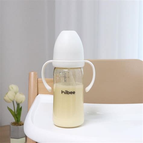 Bình Ppsu 8 Van Hibee Trơn Nắp Trắng 270ml Kèm Núm M 3 5m