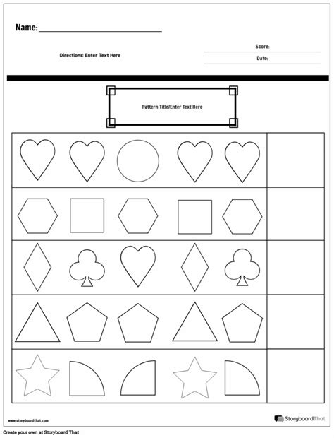 Printable Patterns For Preschoolers Printable Preschool Worksheets