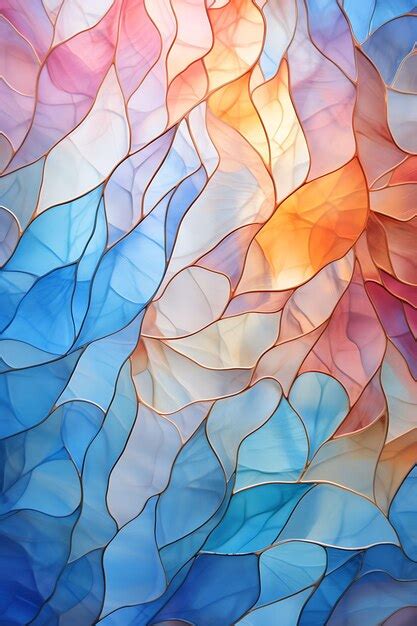Premium Photo Frame Of Glass Paper Translucent And Blank Abstract