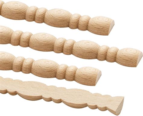 12 Pcs Decorative Wood Trim Gourd Shaped Wood Trim 1575