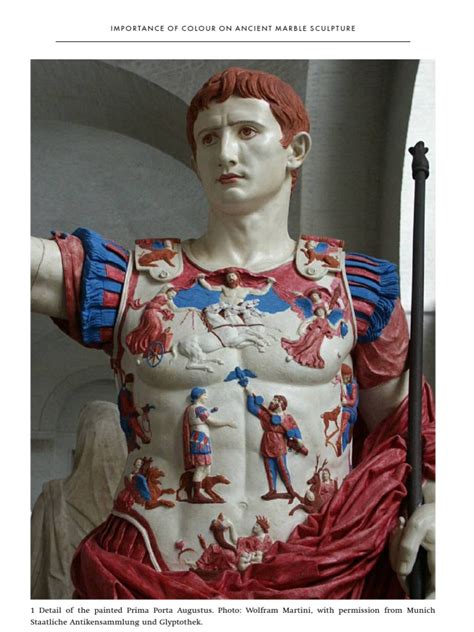 Rediscovering Color In Ancient Sculpture Pdf Sculpture Statue