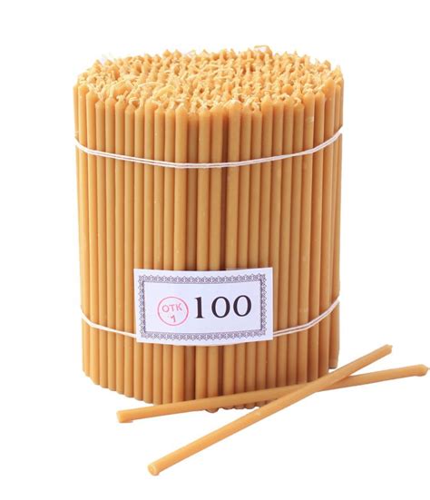 Церковні Парафінові свічки Червоні парафінові церковні свічки Виготовлення продаж оптом і в