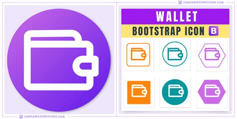 Bootstrap Wallet Icon Bi Bi Wallet Icon Code Css Html Color Button