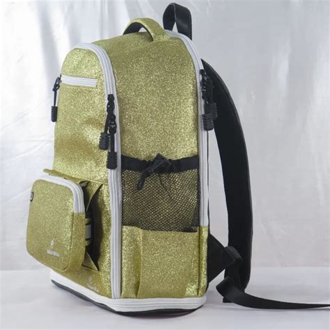 Customized Red Glitter Cheerleader Backpack For School Travel And Oem